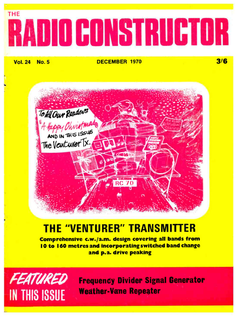 Radio Constructor 1970-12 | PDF | Ingenieria Eléctrica | Inalámbrico