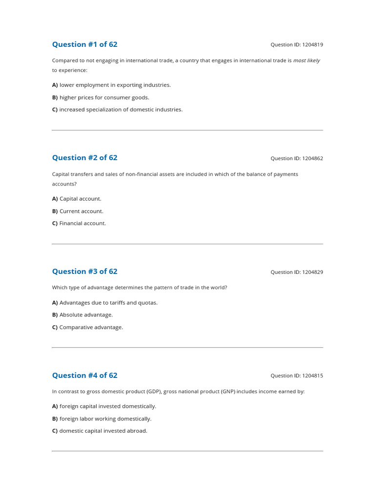 R17 International Trade and Capital Flows | PDF | Capital Account | Comparative Advantage