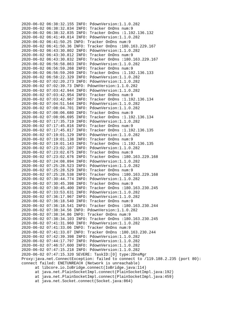 Log | PDF | Java (Programming Language) | Oracle Corporation