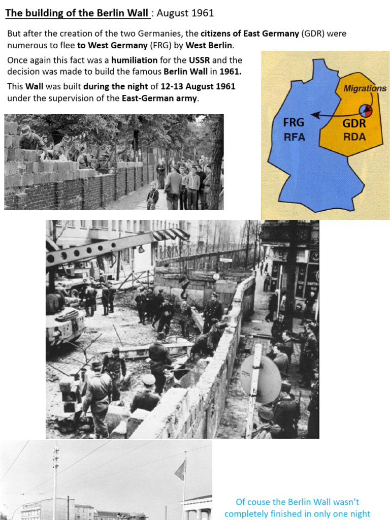 The Berlin wall-1 | PDF | German Reunification | Berlin Wall