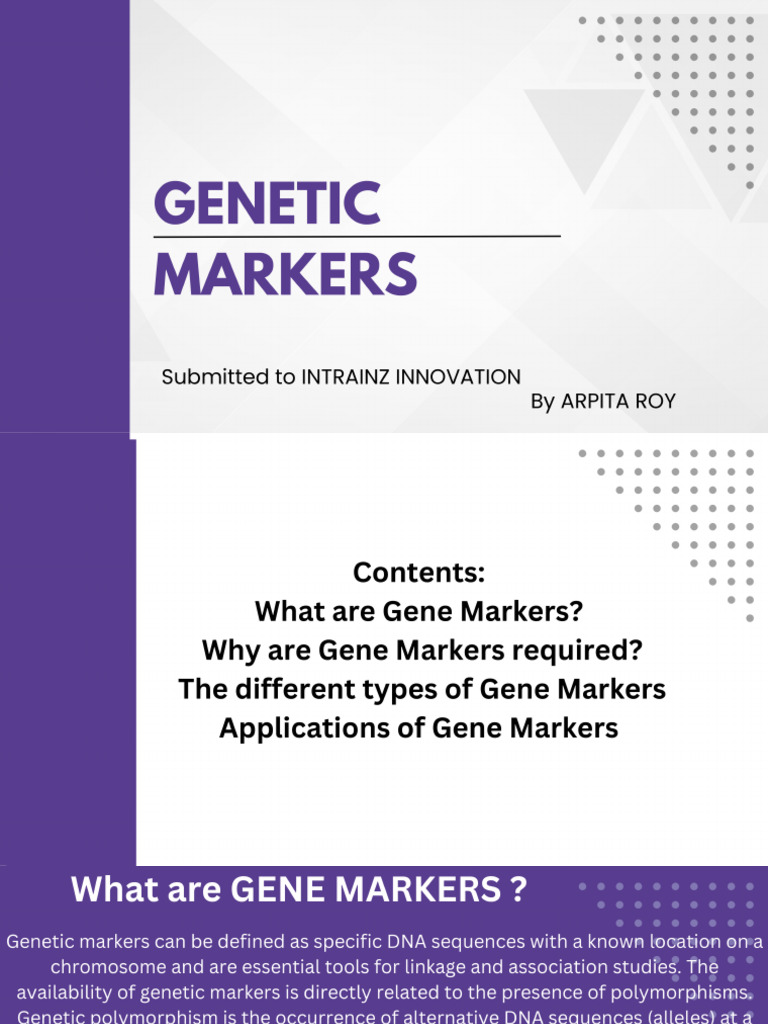 Gene Markers | PDF