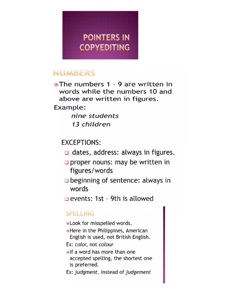 Pointers in News Edting | PDF