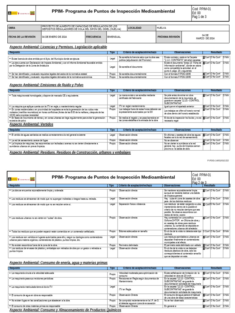 Ppim-05 F-Pog-1401c 22 | PDF | Residuos | Agua