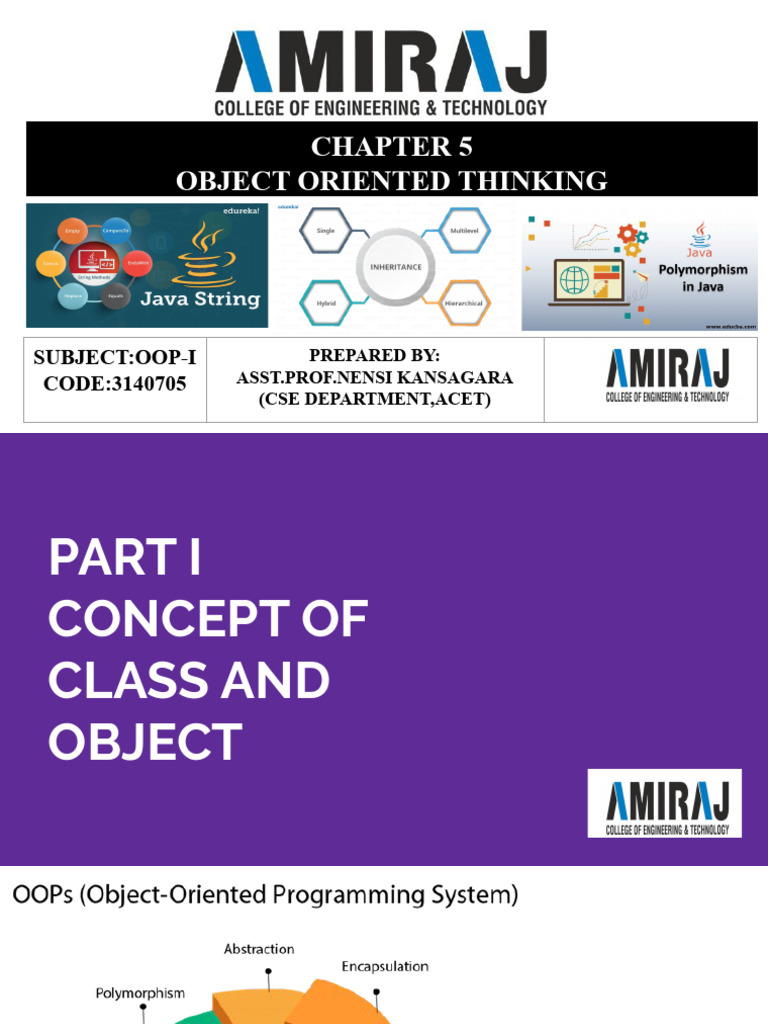 OOP1 - Unit 5 (Amiraj) VisionPapers - in | PDF | Method (Computer Programming) | Inheritance ...