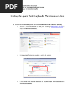 Tutorial Matricula Siacweb 0 | PDF
