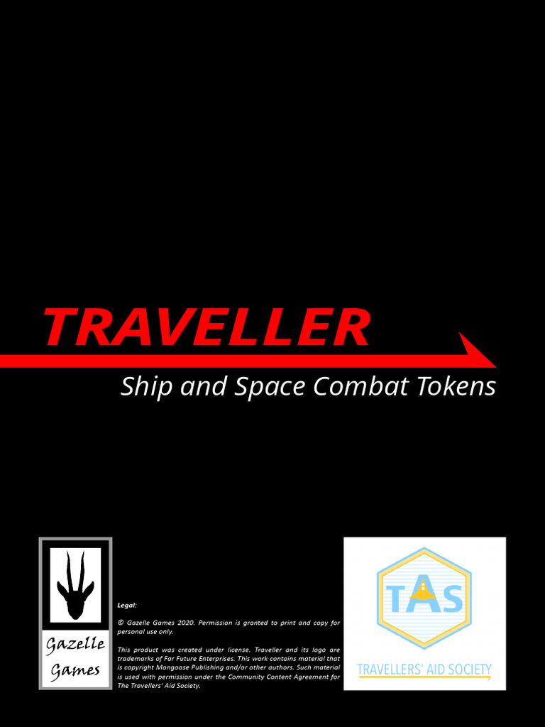 54953-Traveller Ship and Space Combat Tokens | PDF | Cruiser | Destroyer