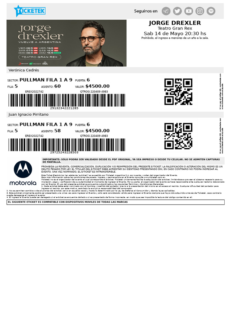 Veronica Cedres Jorge Drexler CAKizdFo | PDF | Documento de identidad ...