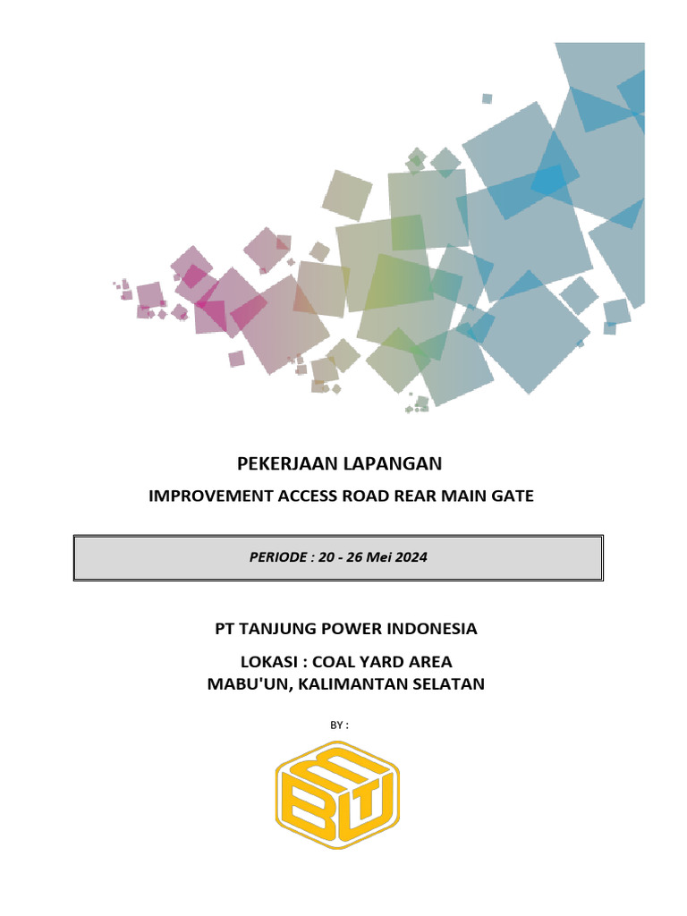 Laporan Progress Minggu Ke - 1_Project Rear Main Gate | PDF | Secondary Sector Of The Economy ...