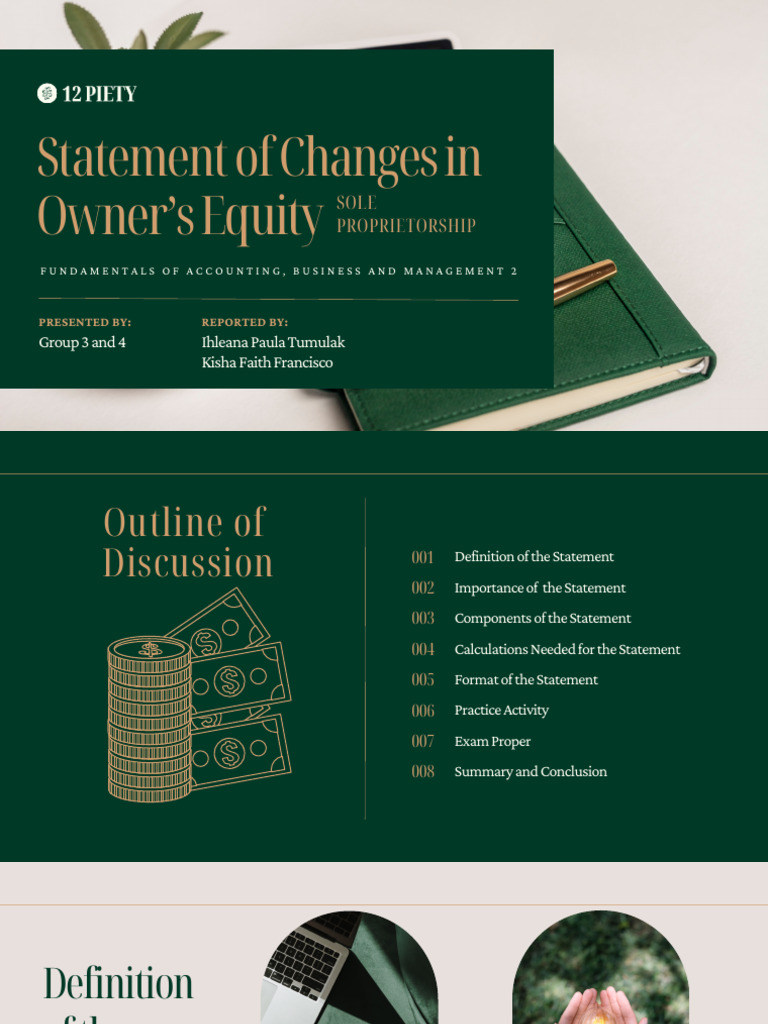 FABM 2 Statement of Changes in Owners Equity | PDF | Equity (Finance ...