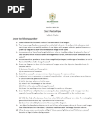 Tallentex 2025 Class 10 Physics Paper | PDF