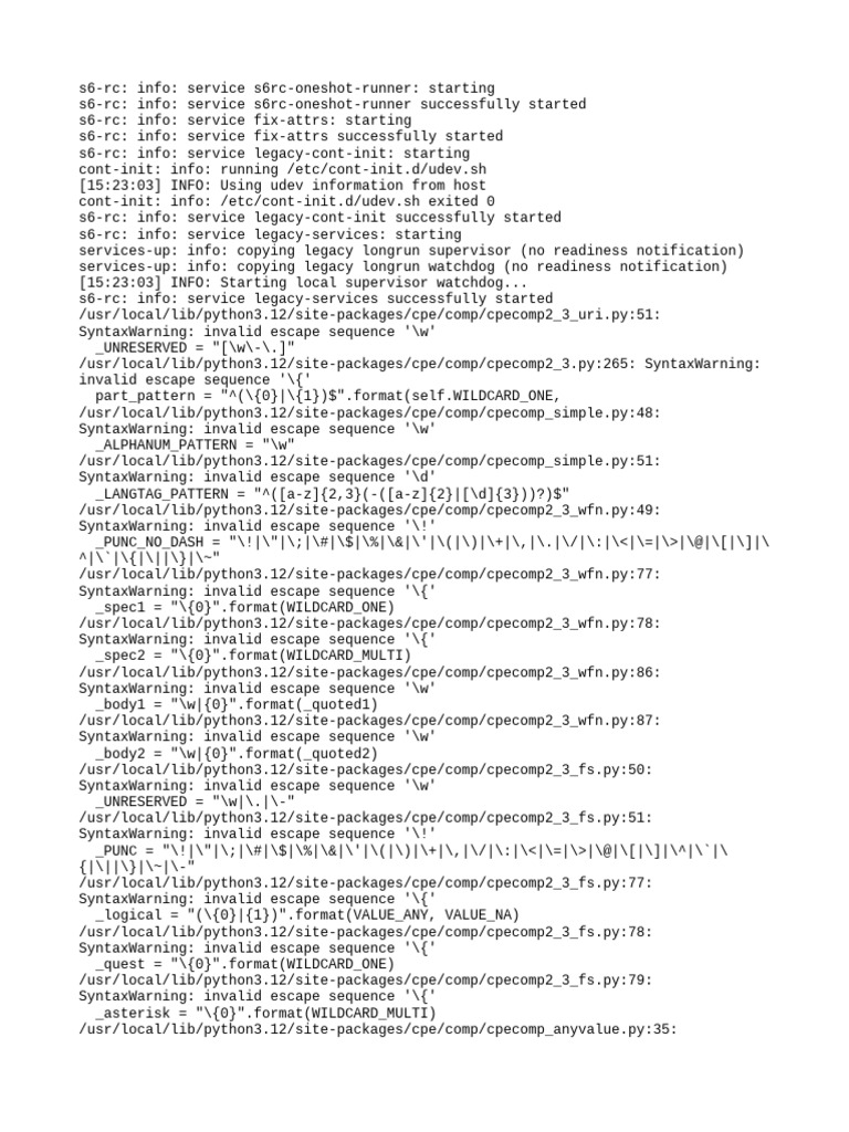 logs | PDF | System Software | Software