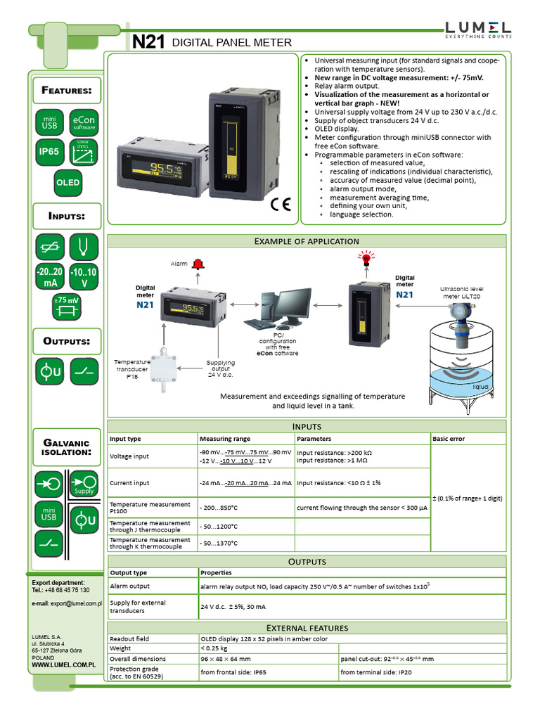 N21_data_sheet | PDF | Computer Engineering | Electronics