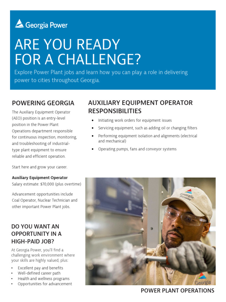Auxiliary Equip Operator POWERING CAREERS 02 14 24 | PDF | Power ...