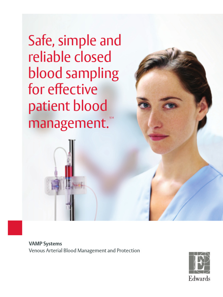 VAMP Systems for Blood Management | PDF | Intensive Care Medicine ...