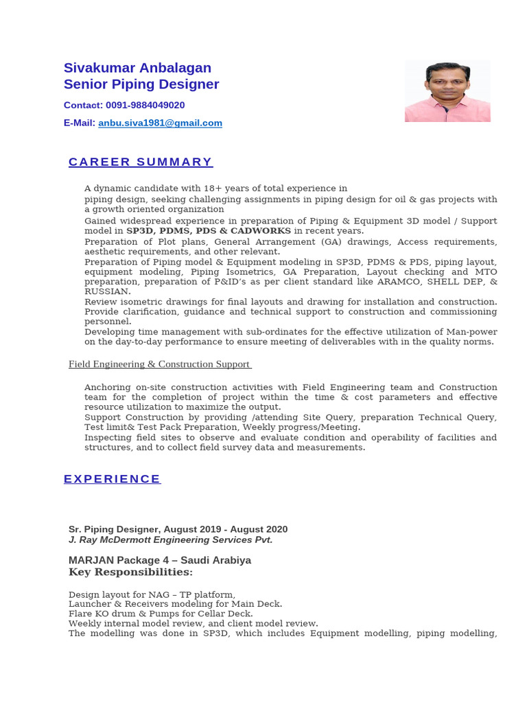 Sivakumar Anbalagan | PDF | Engineering
