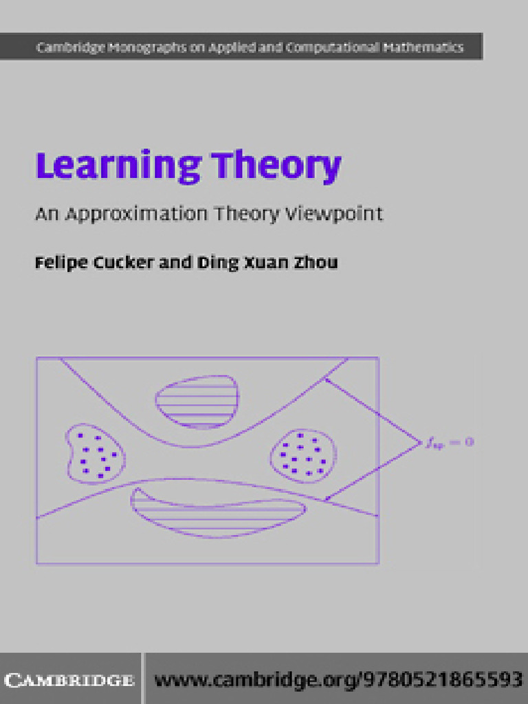 (2007) - Cucker-Learning Theory - An Approximation Theory Viewpoint | PDF | Variance | Estimator