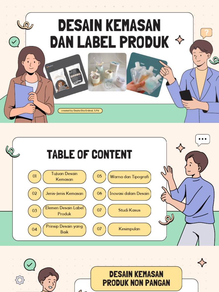 Desain Kemasan dan Label Produk Kreatif | PDF