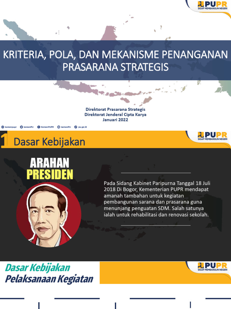 Kriteria Penanganan Prasarana Strategis | PDF