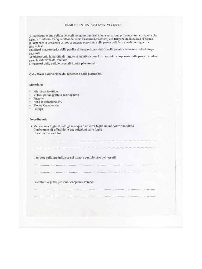 5 La Plasmolisi | PDF
