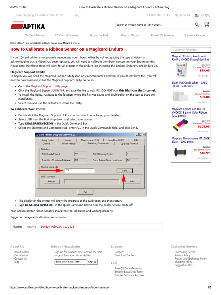Calibrar Magicard | PDF | Printer (Computing) | Icon (Computing)