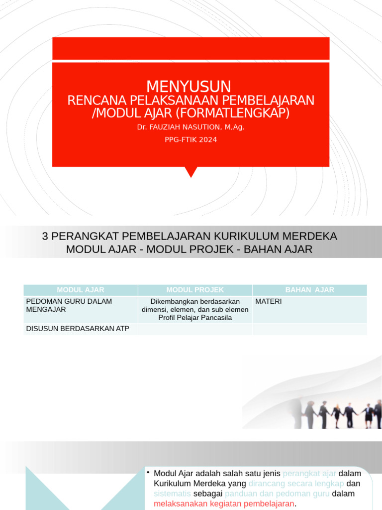 Menyusun: Rencana Pelaksanaan Pembelajaran /modul Ajar (Formatlengkap) | PDF | Karier ...