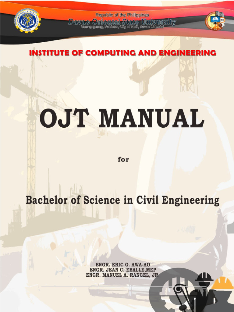 BSCE OJT Manual 2022 | PDF | Engineering | Knowledge