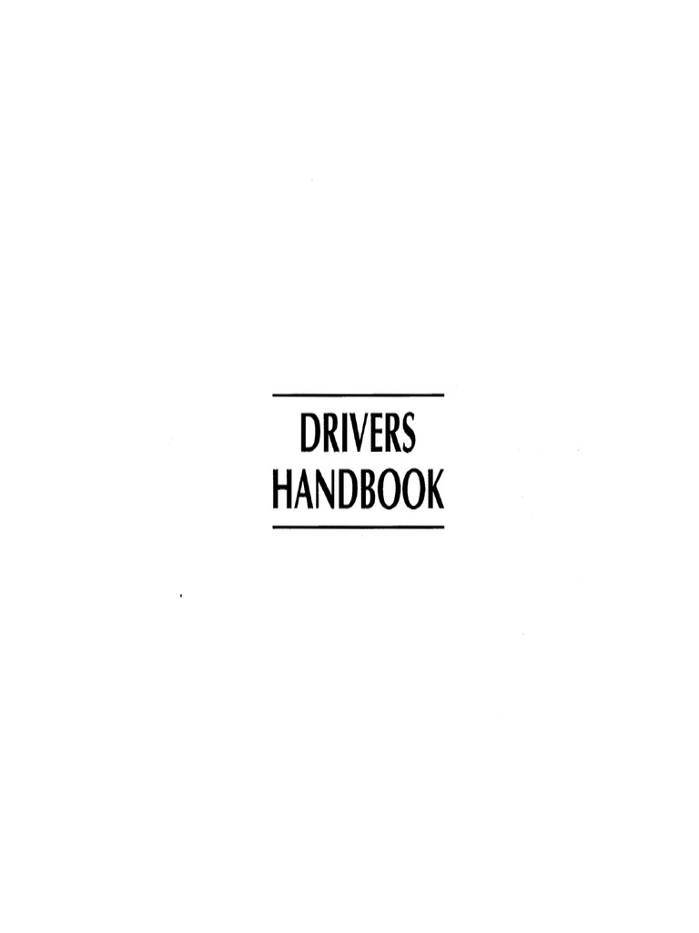 Drivers Handbook USA 01 - JJM 18 02 14 - 87 | PDF