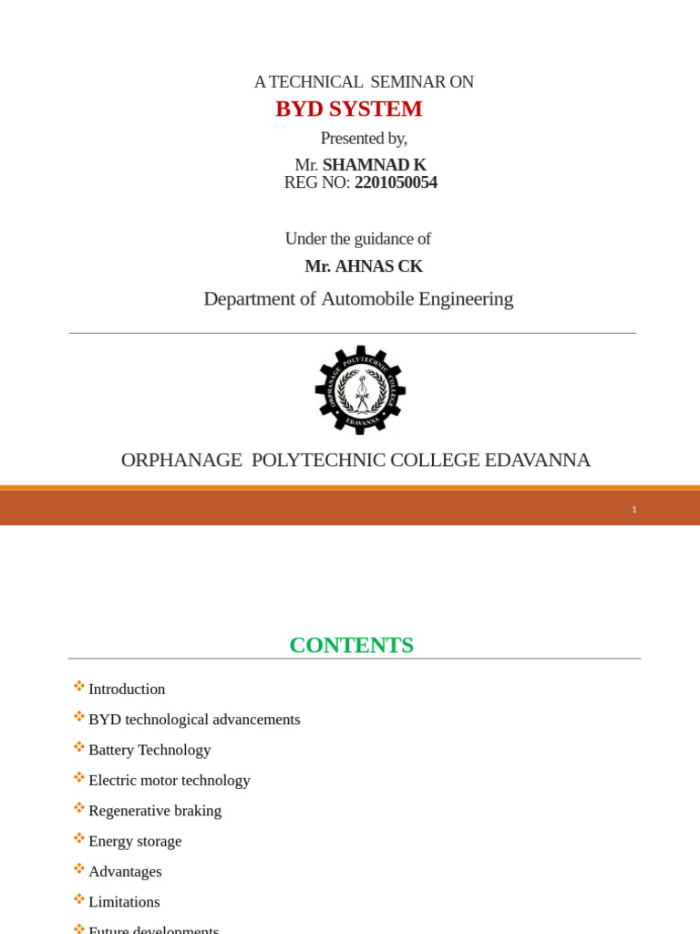 Byd System | PDF | Electric Vehicle | Sustainable Energy
