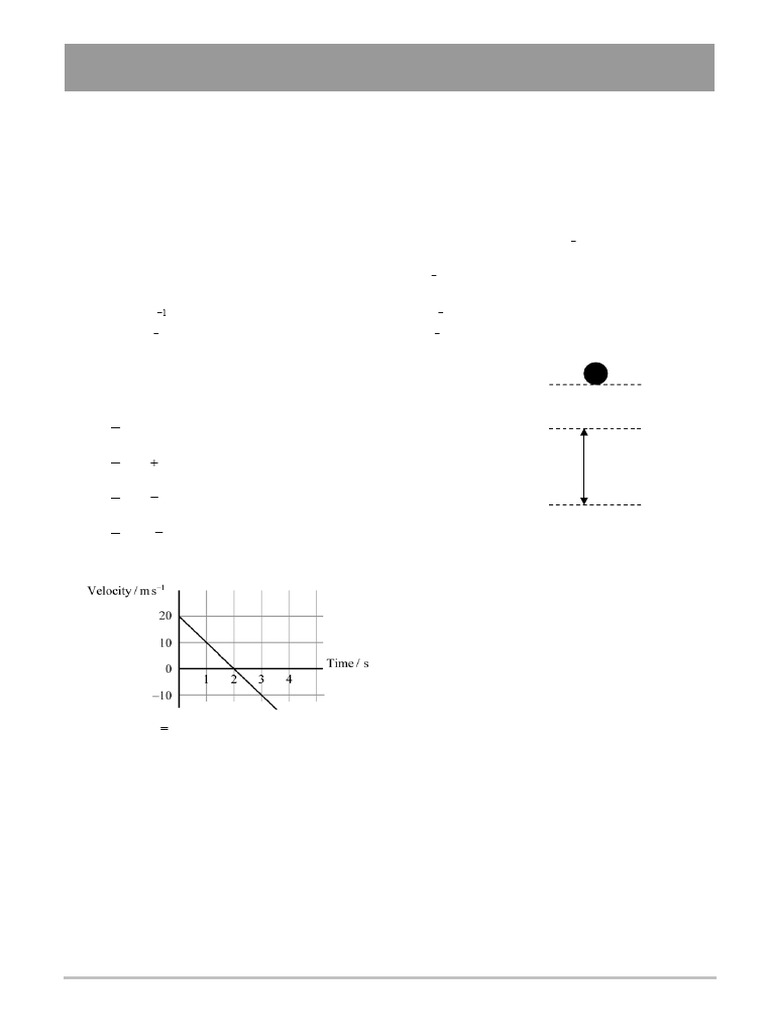 Topic 1 - Kinematics Tutorial 2 | PDF | Acceleration | Velocity