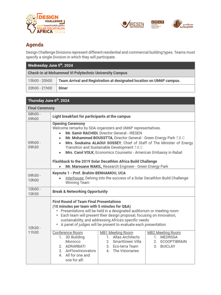 SDA DC Final Program | PDF