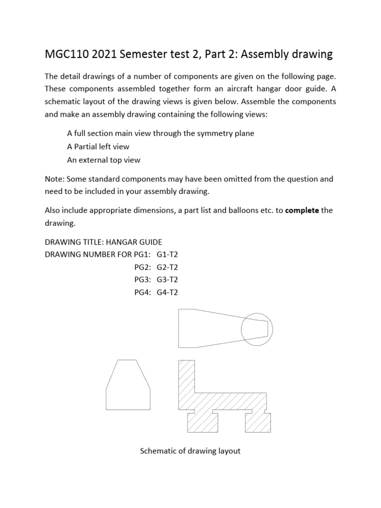 MGC110 2021 Part 2 Assembly Question | PDF