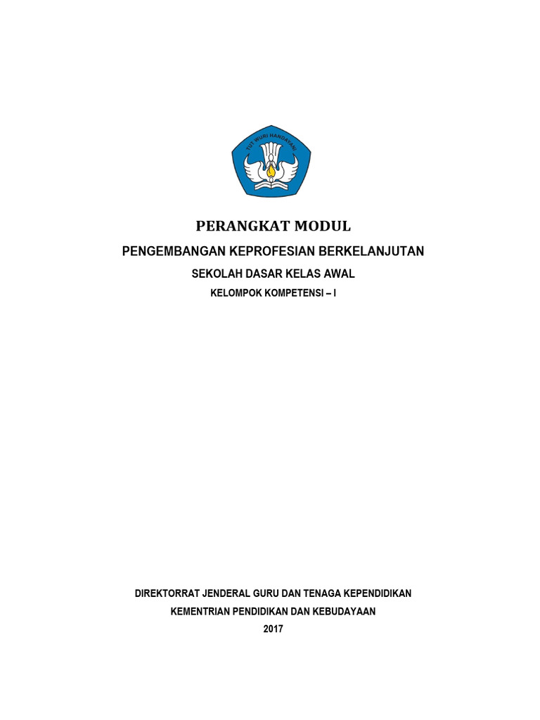 Perangkat - Modul KK I Awal Pedagogik - Profesional | PDF