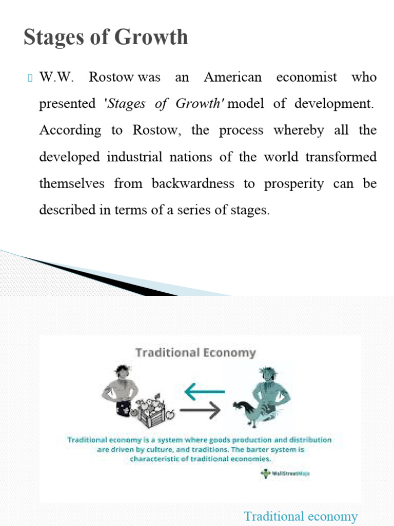 Rostow Growth Model and Structural Change | PDF | Economies ...