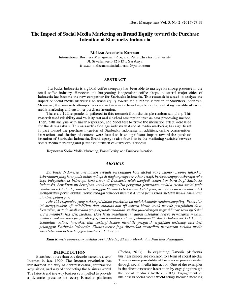 #7 184627-EN-the-impact-of-social-media-marketing-on | PDF | Brand ...