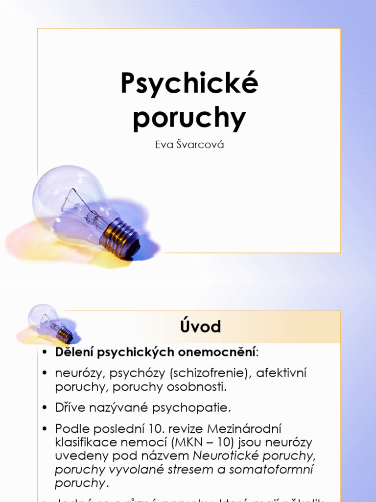 Psychické Poruchy | PDF