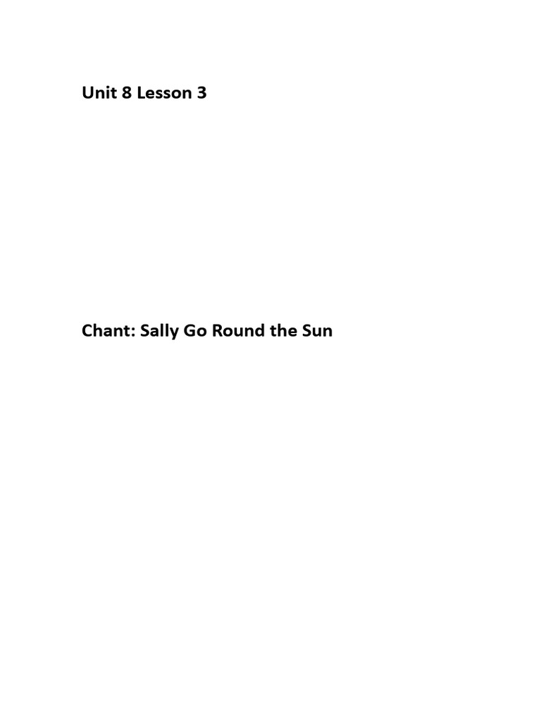 Unit8 Lesson3 2 | PDF