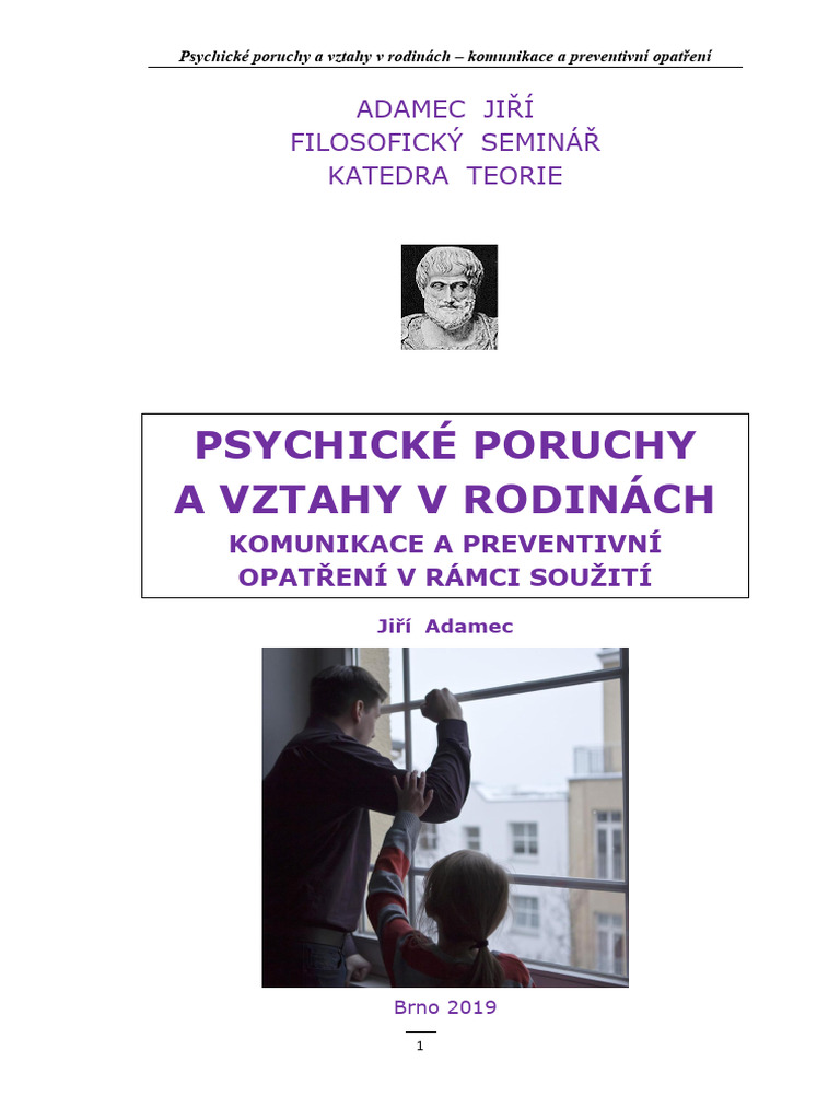 Psychicke Poruchy A Vztahy V Rodinach | PDF
