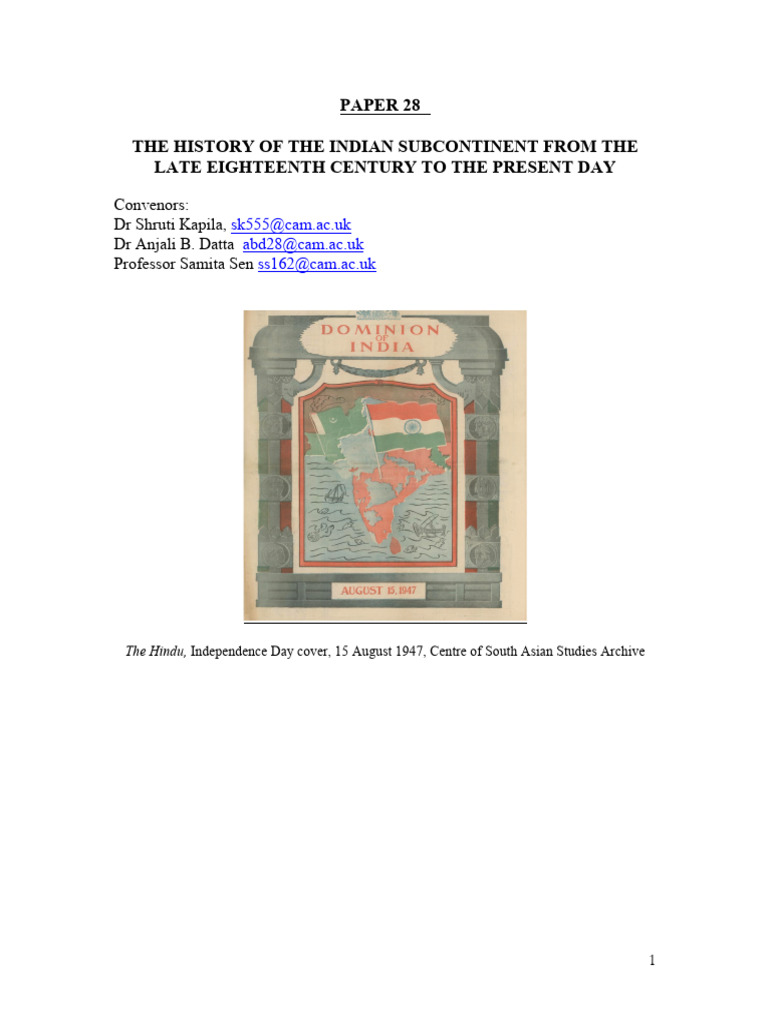 Paper 28 RL Final Doc SK SS ABD - 0 | PDF | British Raj | Indian Independence Movement