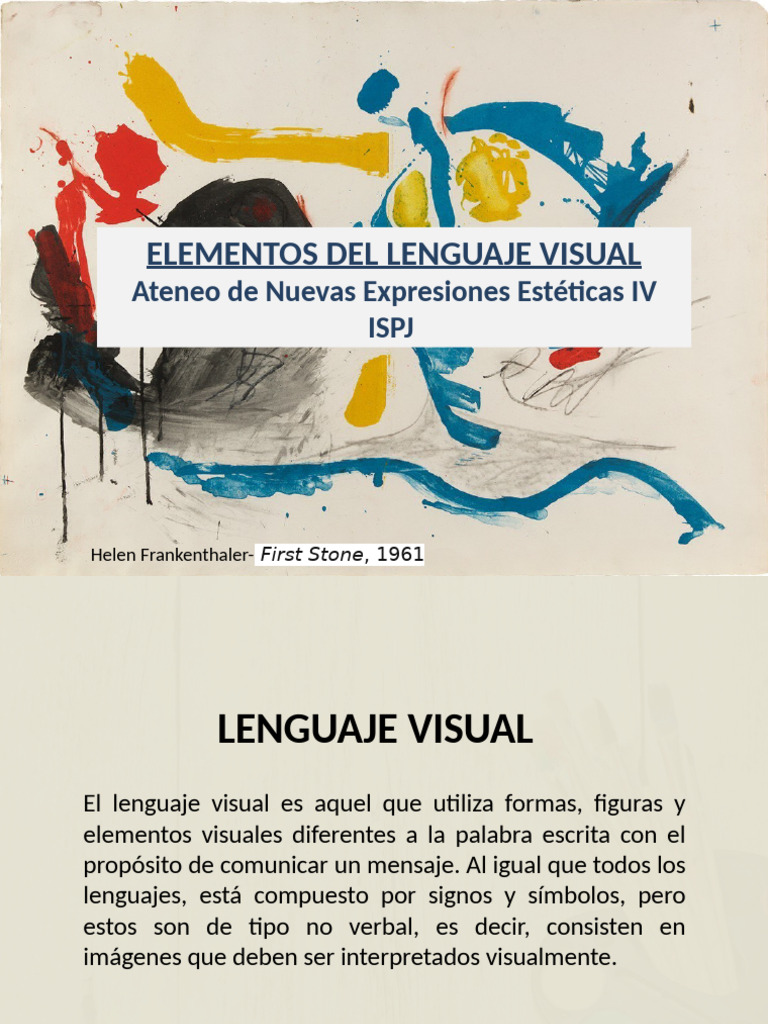 Elementos Del Lenguaje Visual | PDF | Color | Amarillo