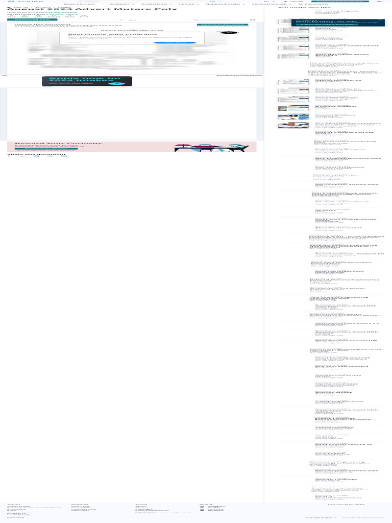 August 2024 Advert Mutare Poly _ PDF _ Engineering _ Academic Degree ...