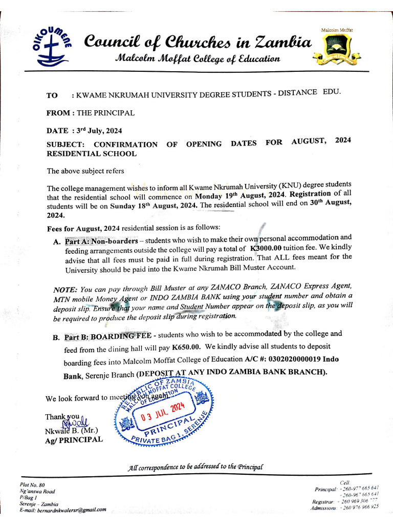 KNU Newsletter - August 2024 | PDF