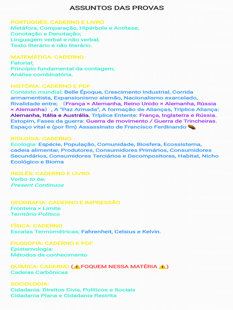 Assuntos Gerais | PDF
