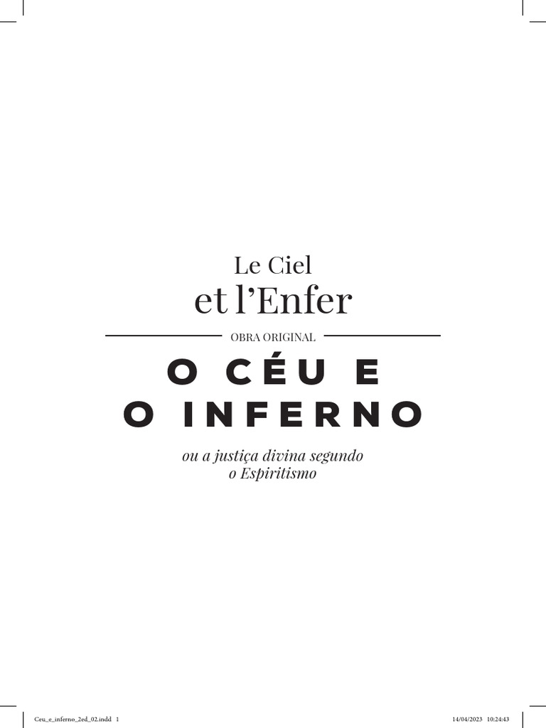 Ceu e Inferno 2ed Print | PDF | Espiritismo | Moralidade