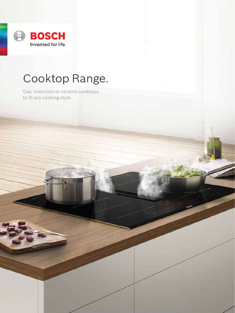 Bosch NZ Cooktop Range Brochure | PDF | Cookware And Bakeware | Cooking