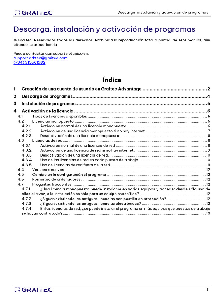 Descarga, instalación y activación de programas | PDF | Servidor (Computación) | Archivo de ...