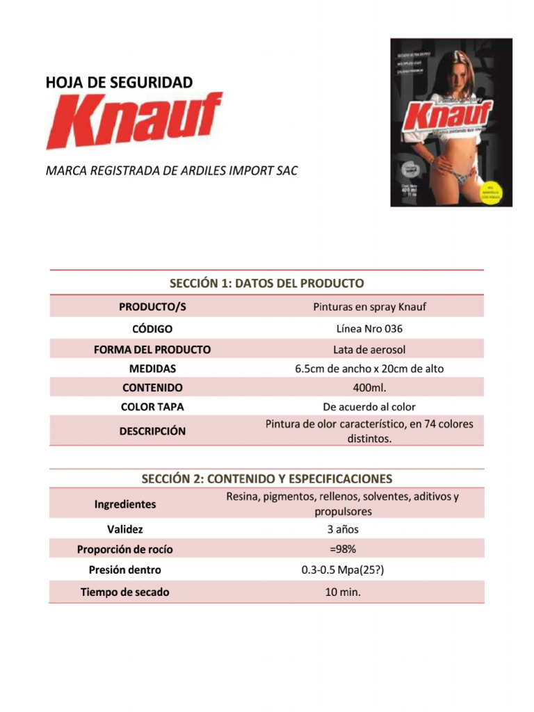 L.02 Pintura Spray Knauf | PDF