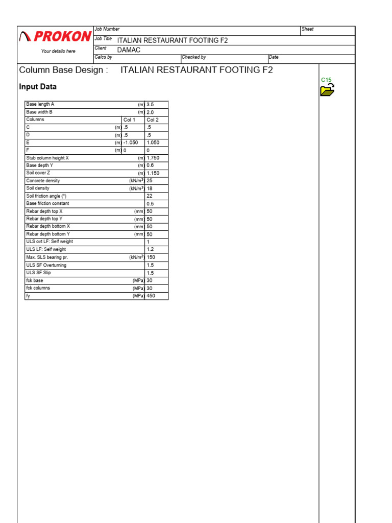 SSB_FOOTING_F2 | PDF | Building Engineering | Civil Engineering