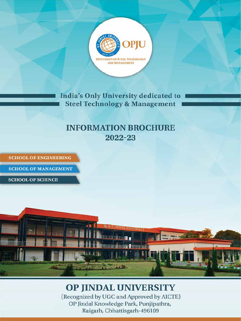 OPJU Prospectus - 2021-22 | PDF