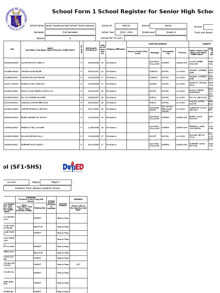 School Form | PDF