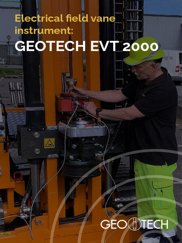 Geotech EVT 2000 Folder | PDF | Geotechnical Engineering | Soil Mechanics